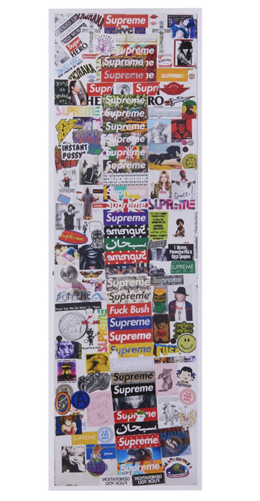 Supreme Supreme Sticker Door Poster | Grailed