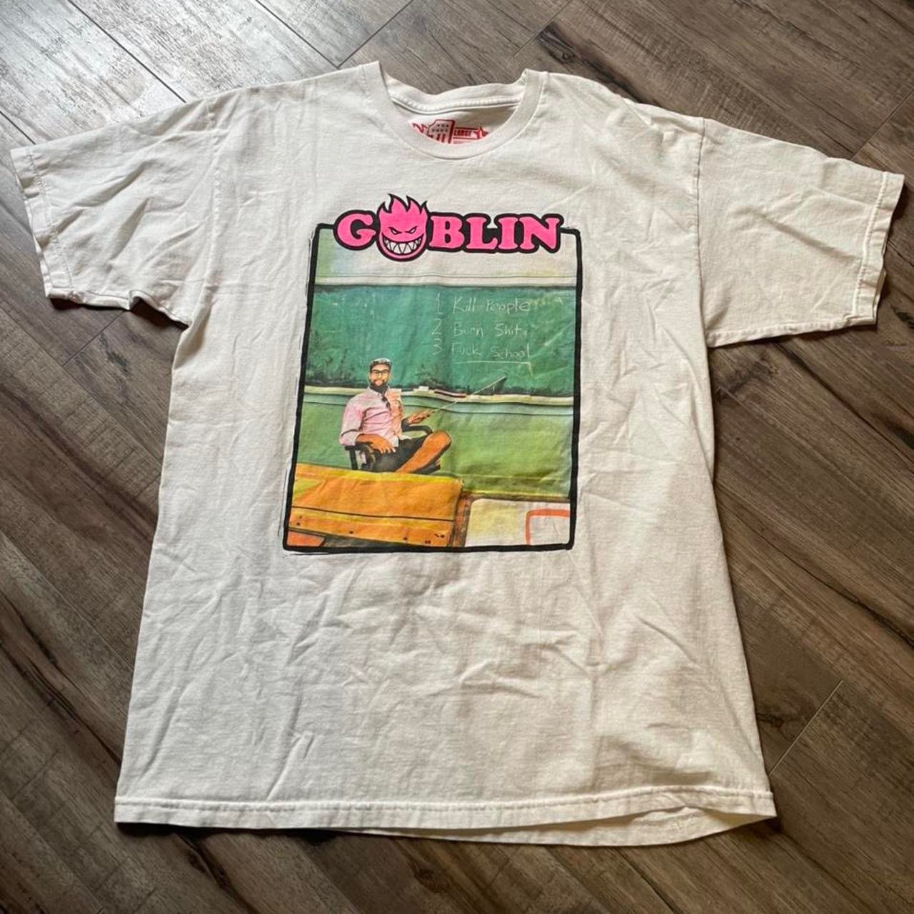 Golf Wang × Spitfire Golf wang x Spitfire wheels 2011 goblin tee | Grailed