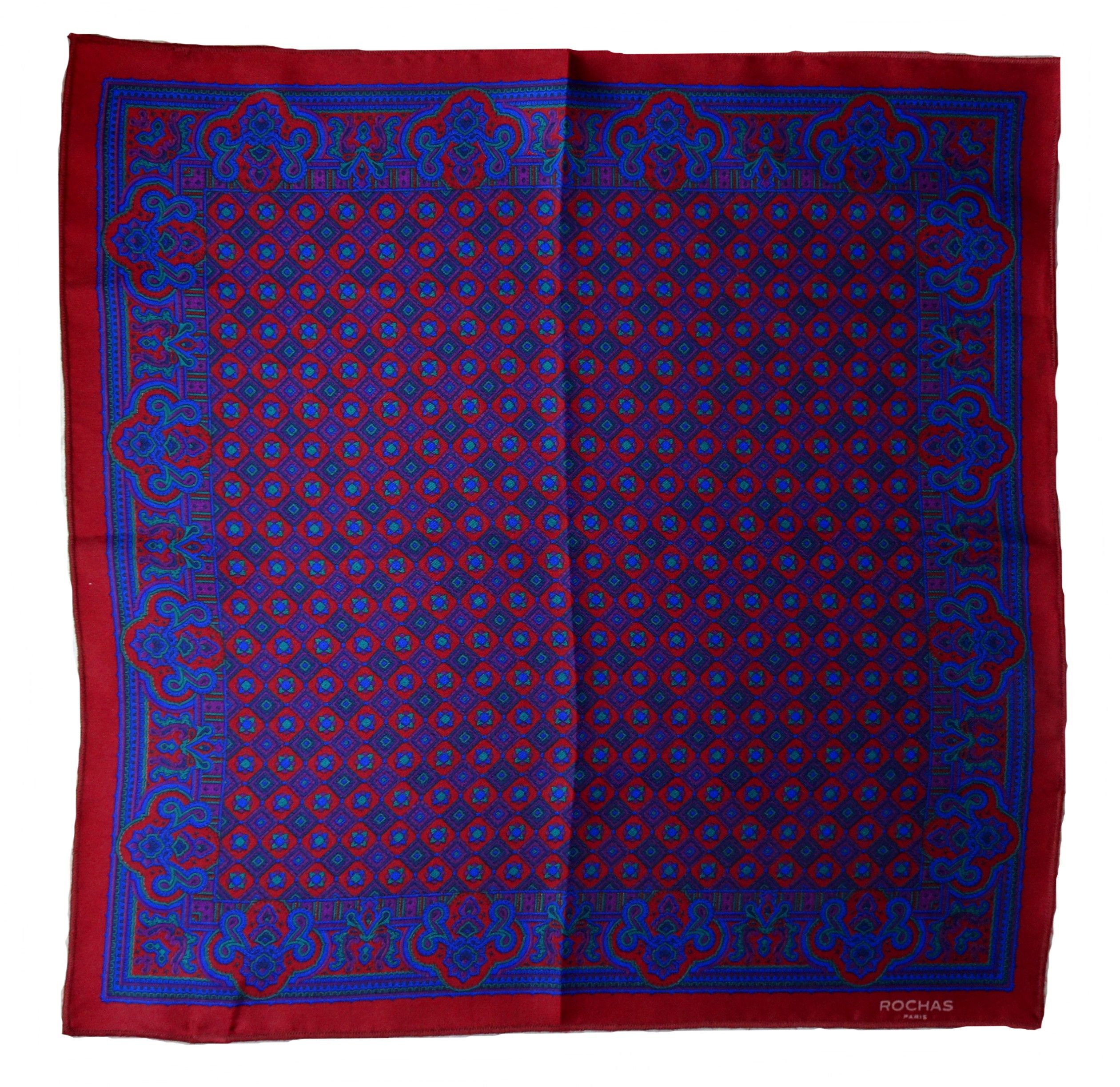 Italian Designers ROCHAS PARIS SILK HANDKERCHIEF | Grailed
