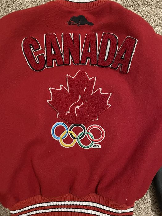 Roots EXTREMELY RARE 1998 Canada x Roots Olympics Letterman Jacket ...