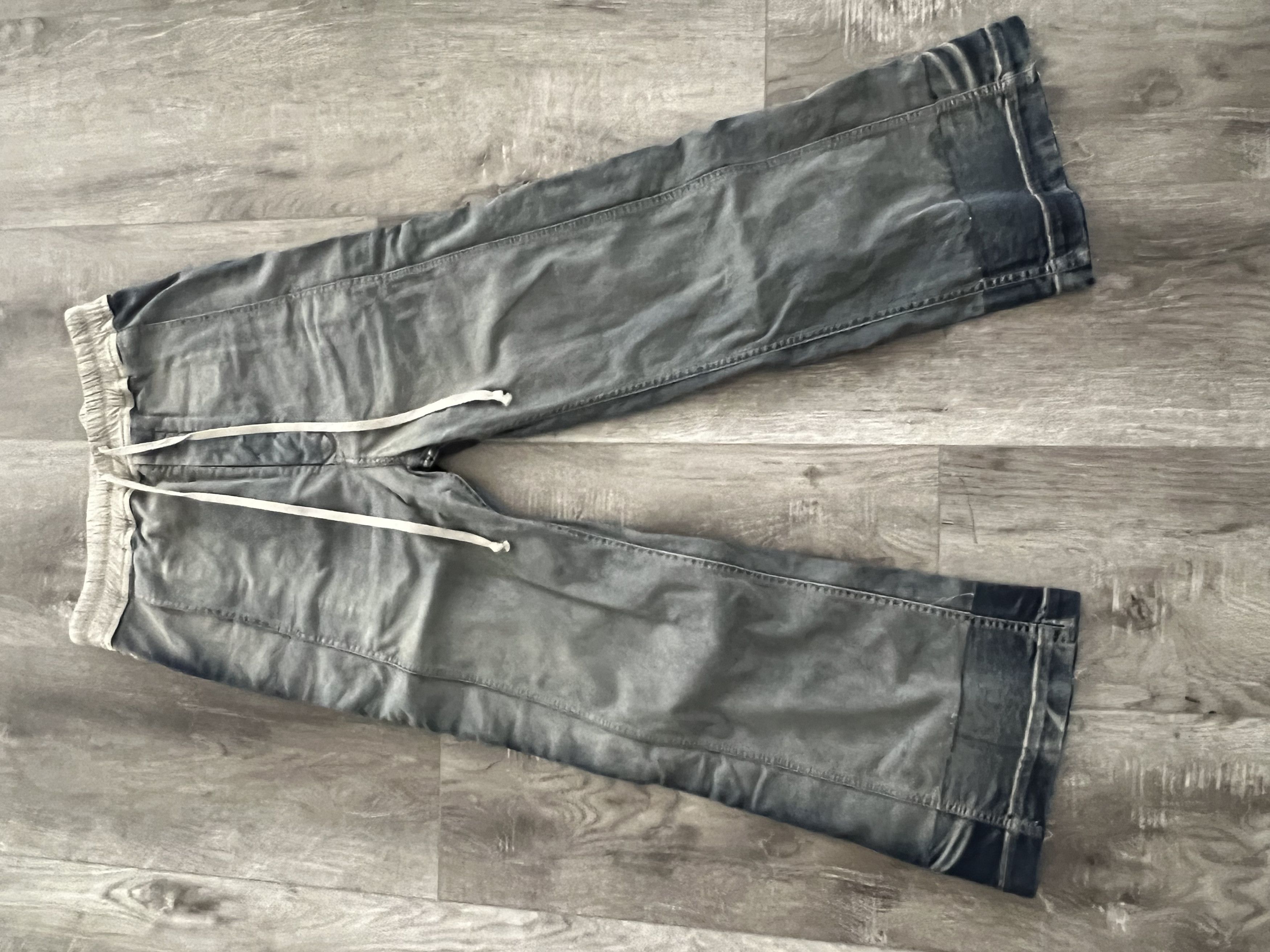 Rick Owens Rick owens Pusher hustler Denim Pants (raw cut hem) | Grailed