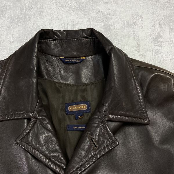 Vintage Vintage Coach Leather Coat | Grailed