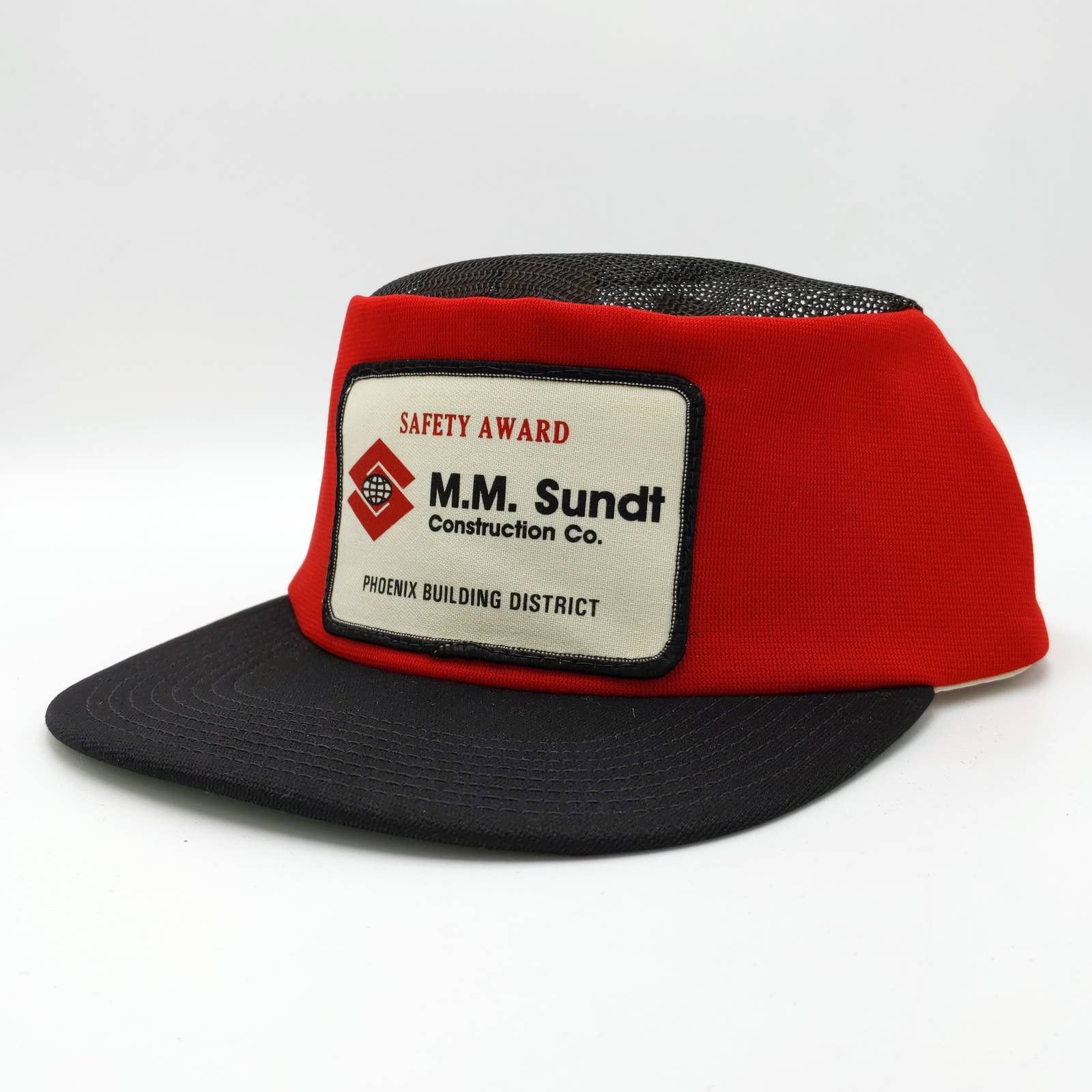 Streetwear × Trucker Hat × Vintage Vintage MM Sunht Construction Safety ...