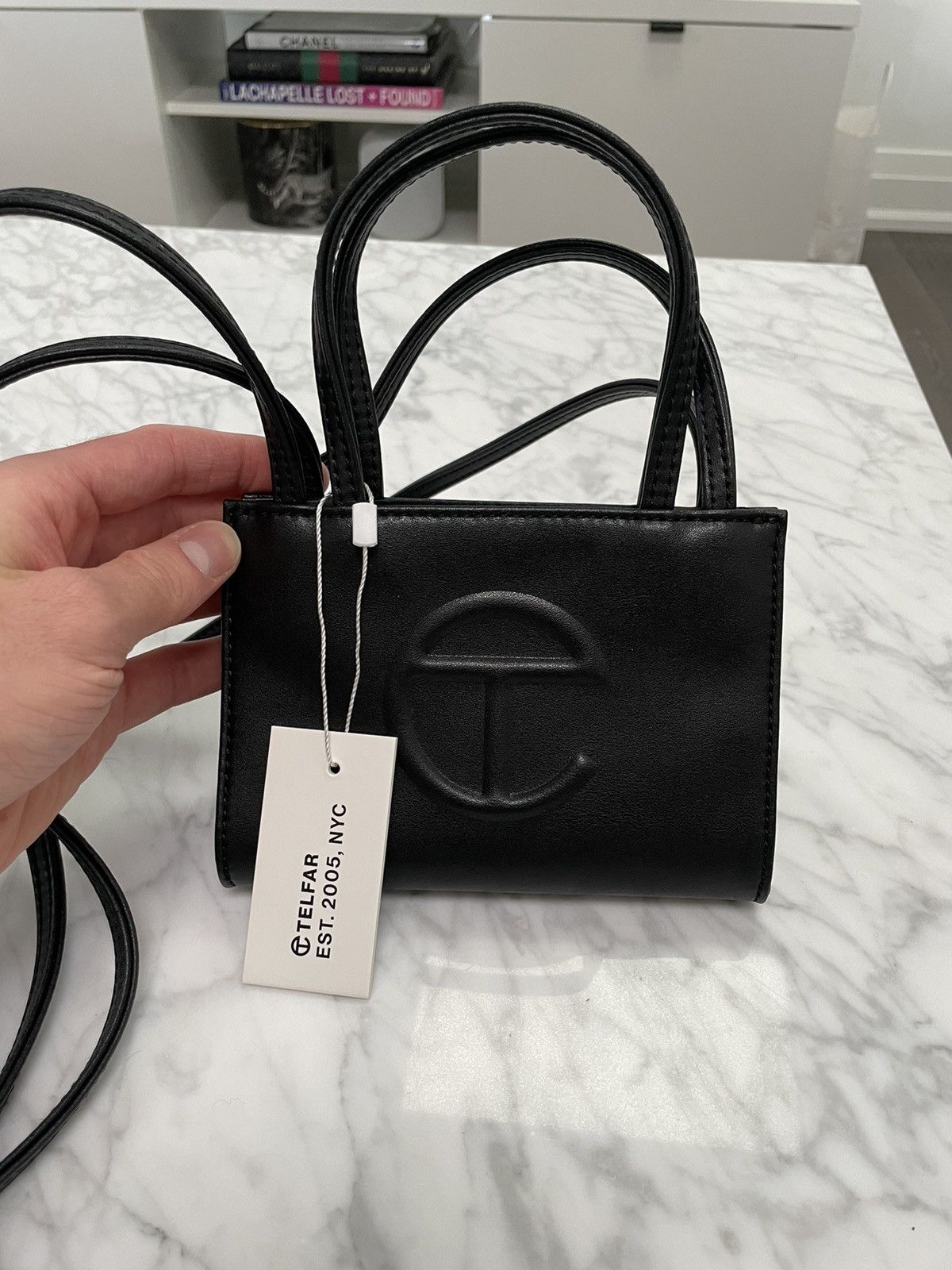 Telfar Small Black Shopping Bag | Grailed
