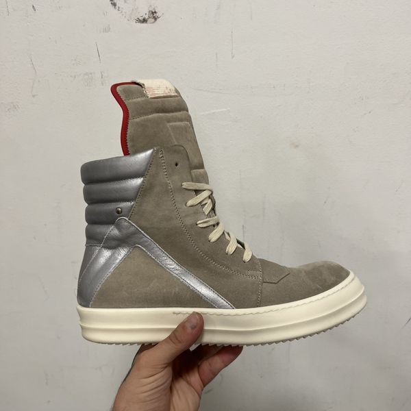 Rick Owens Rick Owens Runway Suede Geobaskets | Grailed