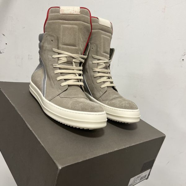 Rick Owens Rick Owens Runway Suede Geobaskets | Grailed