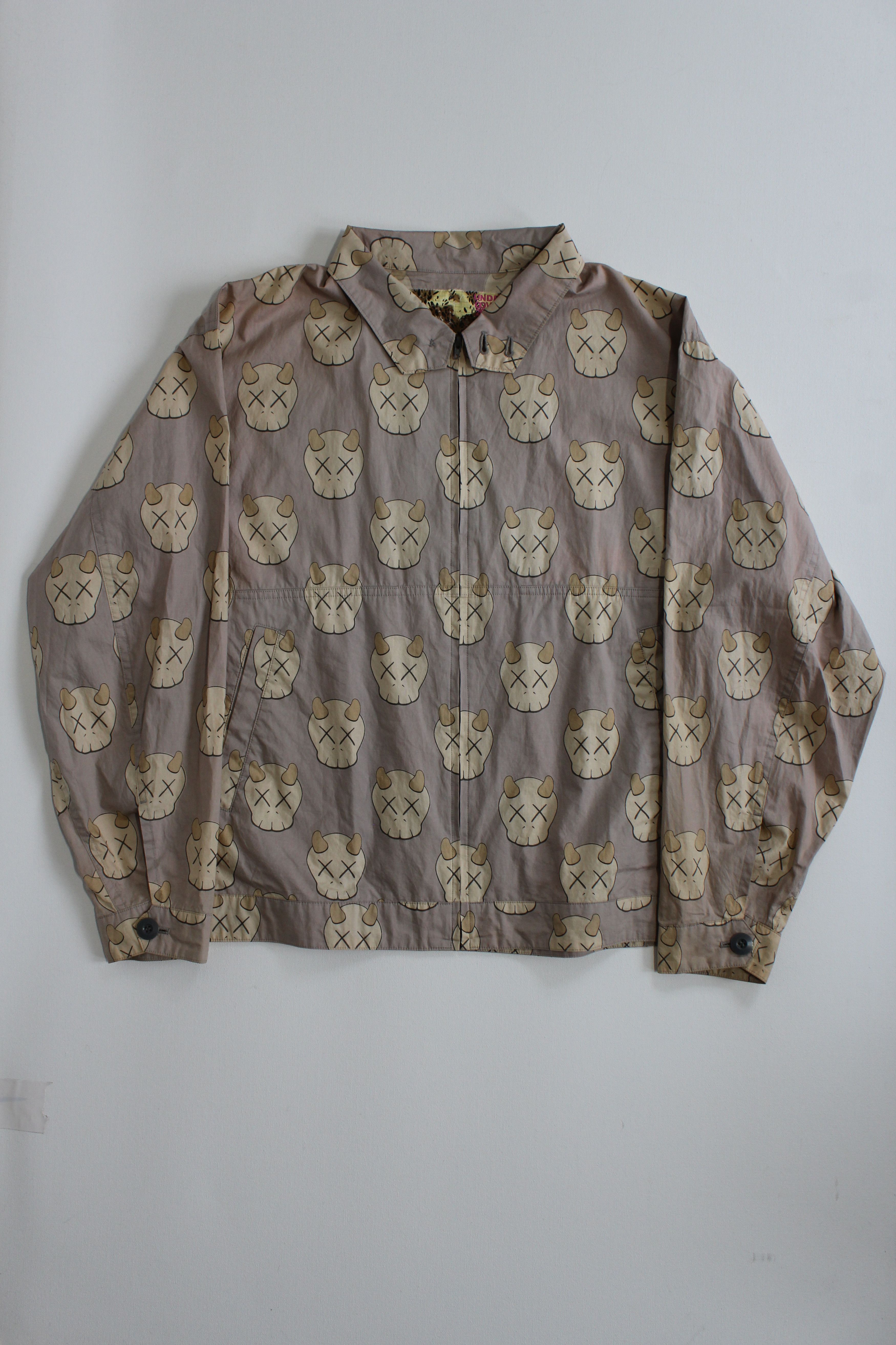 Kaws × Undercover Undercover x Kaws Oni Mask Monogram Jacket | Grailed