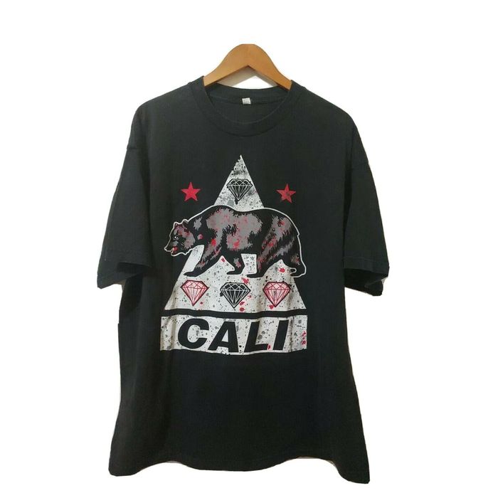 Aaa AAA Mens Bear Graphic T-Shirt Black Crew Neck Cotton Short Sleeve ...