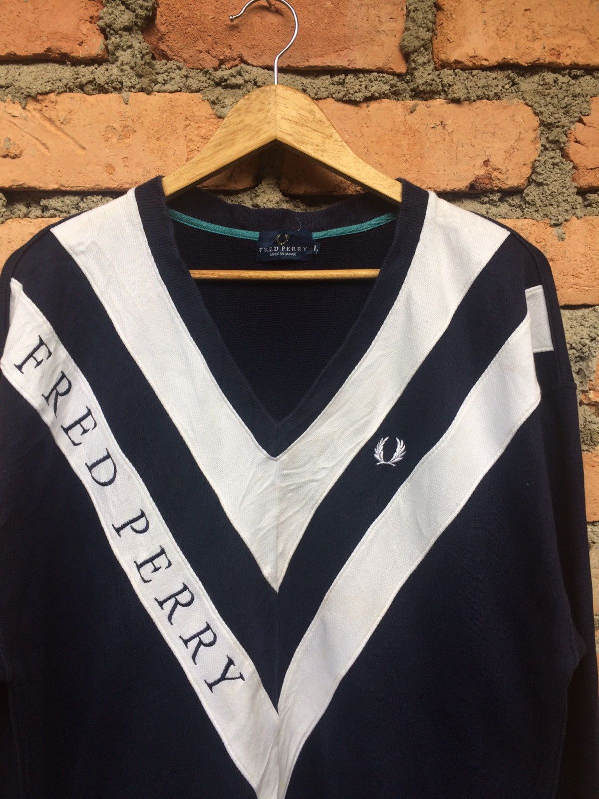 Fred Perry RareFred Perry Spell Out Big Logo Sweatshirt | Grailed