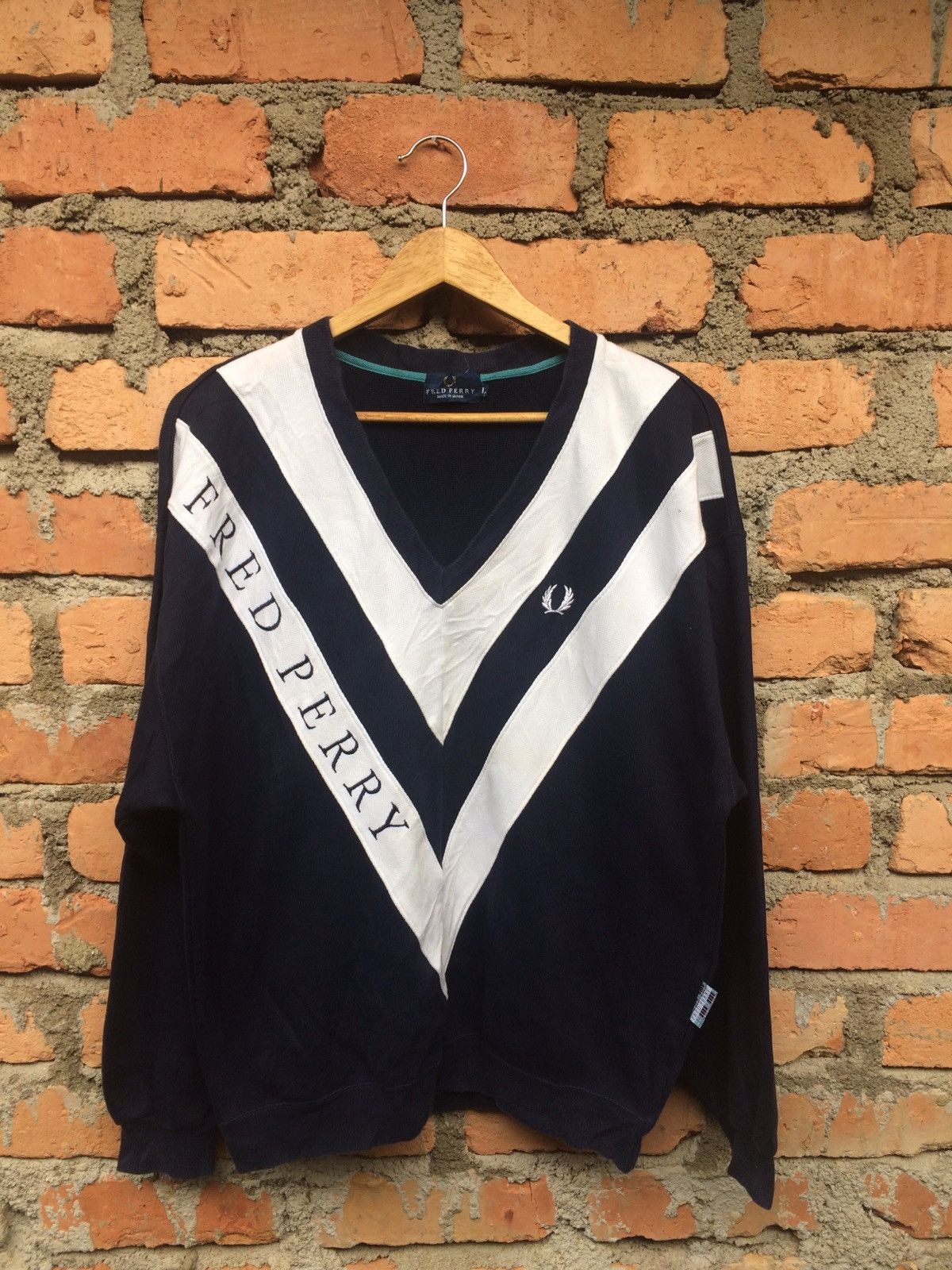Fred Perry RareFred Perry Spell Out Big Logo Sweatshirt | Grailed