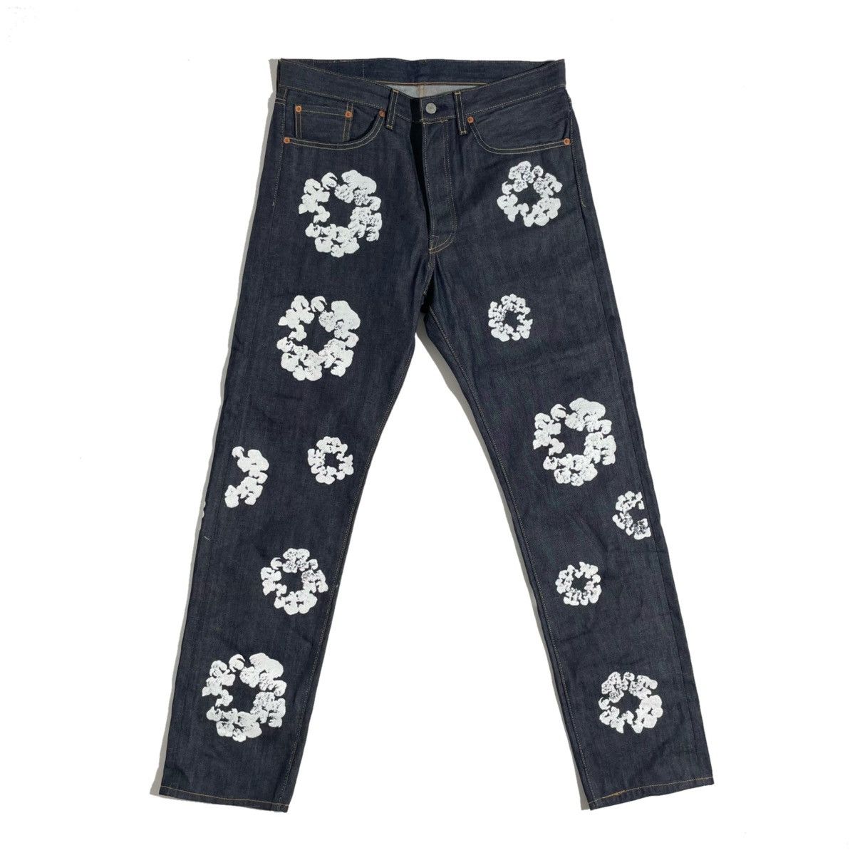 DENIM TEARS Denim Tears Flower Jeans | Grailed