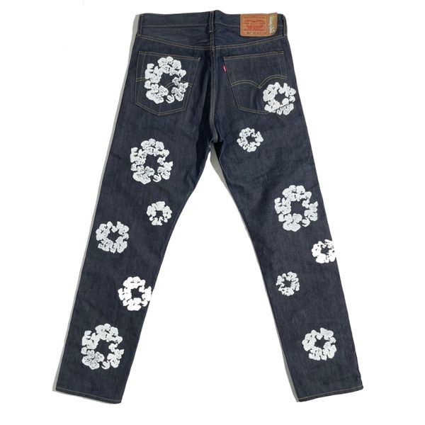 DENIM TEARS Denim Tears Flower Jeans | Grailed