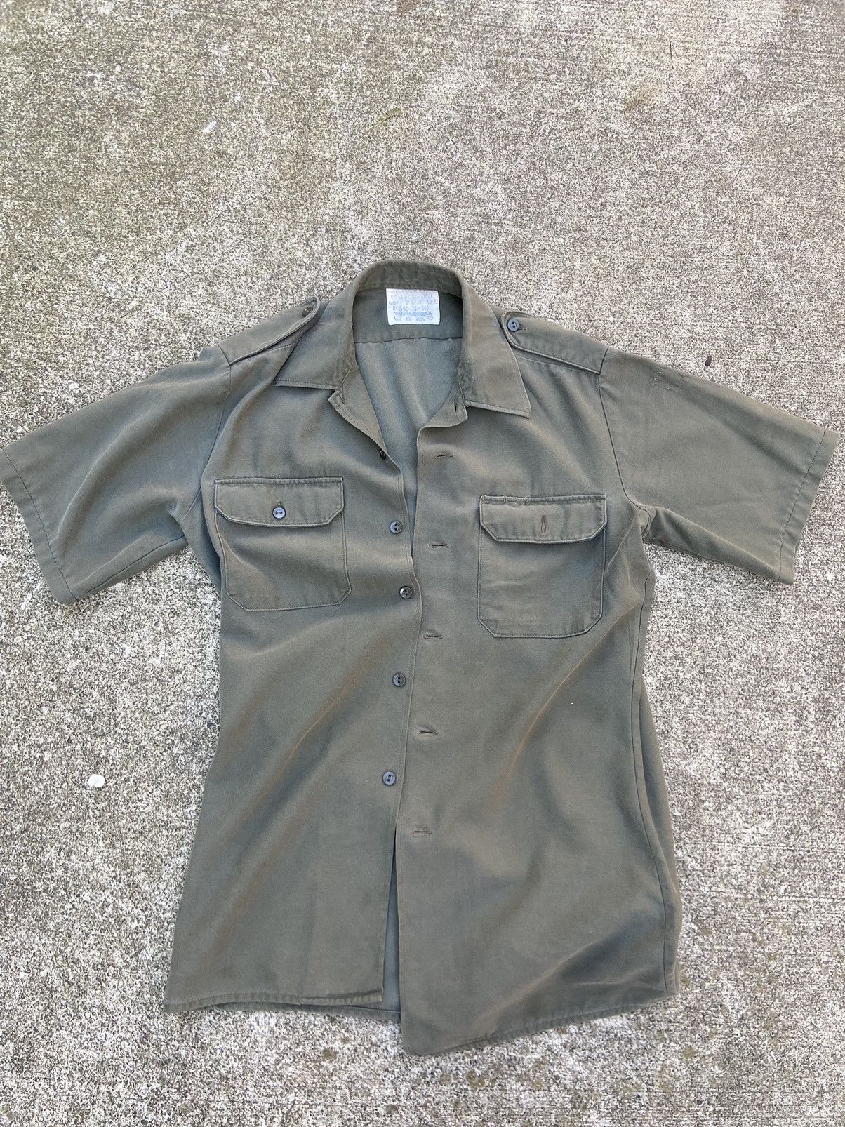 Vintage Military surplus uniform shirt | Grailed