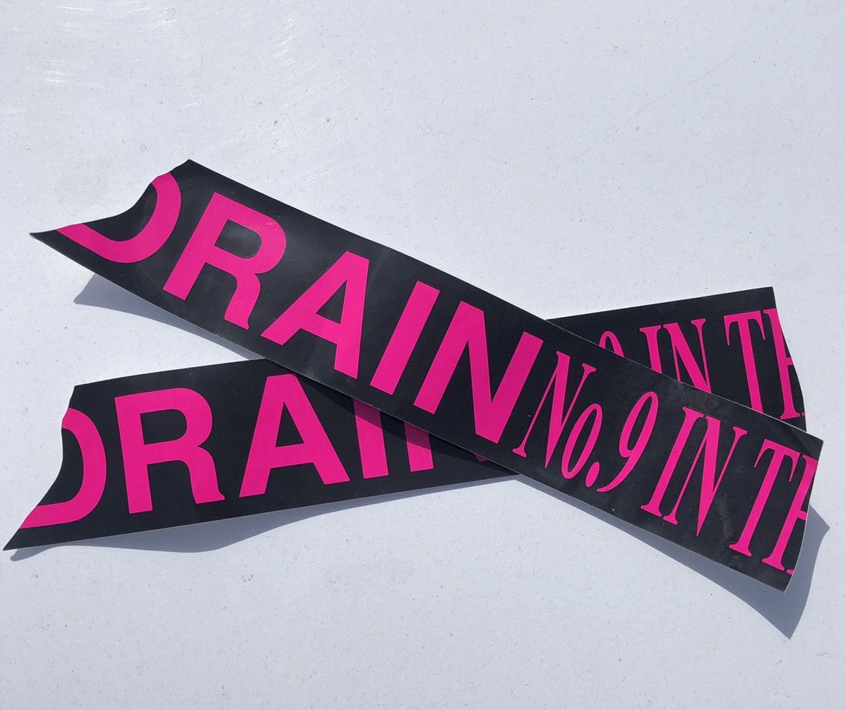 Drain Gang Drain Gang tape sticker Overworld tour | Grailed