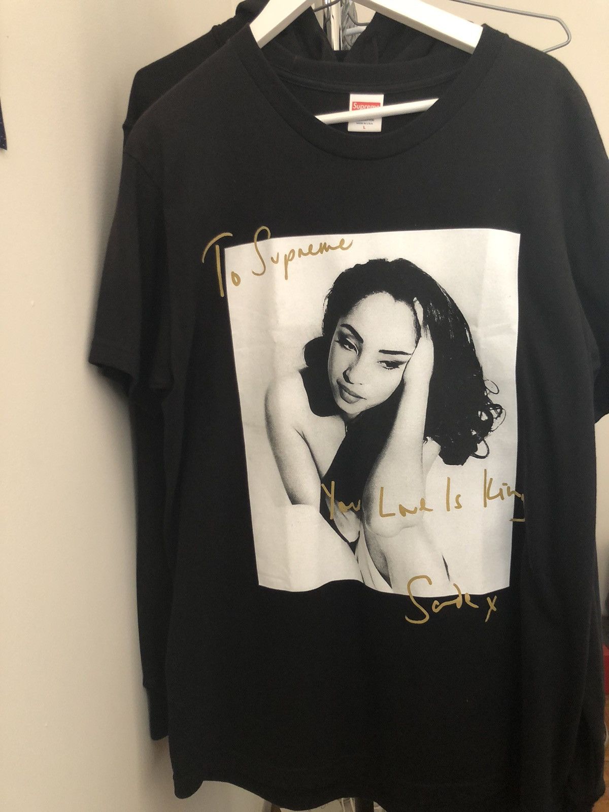 Supreme Rare Supreme Sade Black T Shirt | Grailed