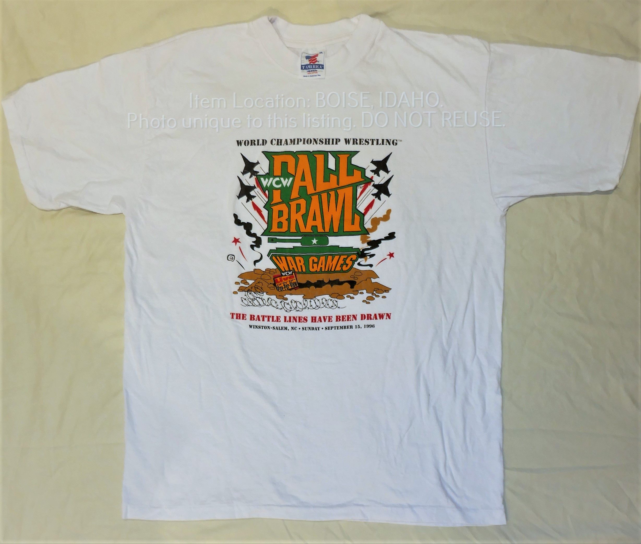 Vintage WCW Fall Brawl 1996 pay per view WWF WWE NWO | Grailed