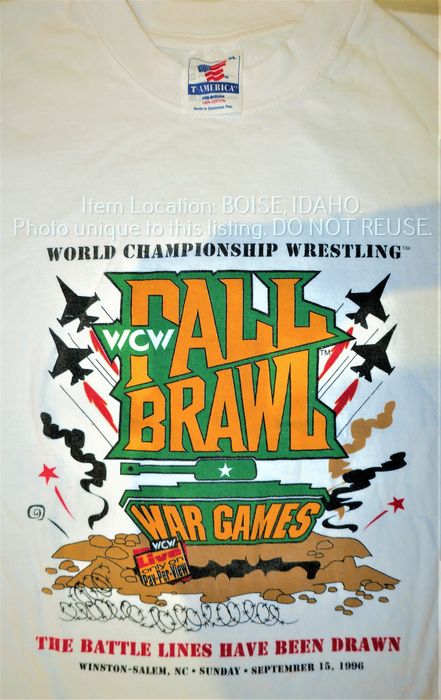 Vintage WCW Fall Brawl 1996 pay per view WWF WWE NWO | Grailed