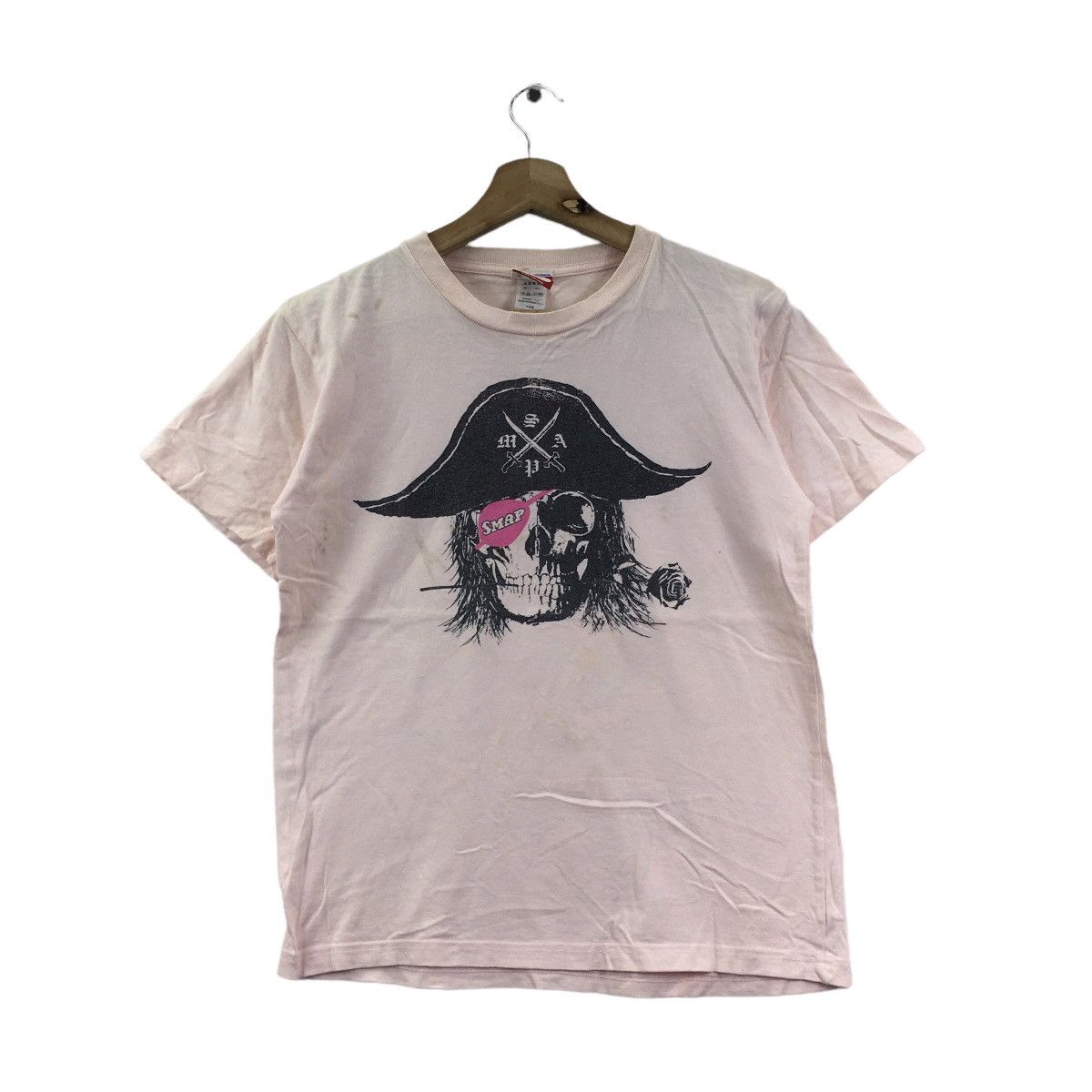 Japanese Brand Vtg BEAMS x SMAP JAPAN Band J Pop Pink Tee Shirt Idol ...