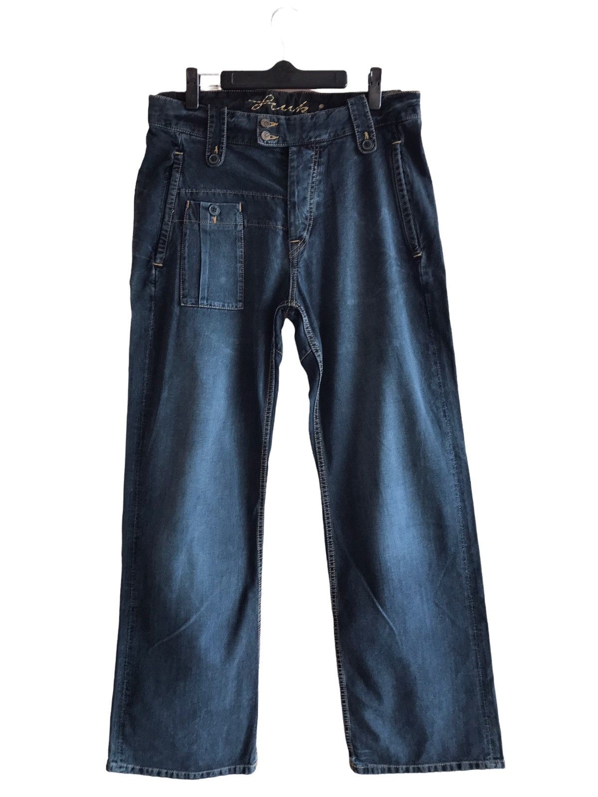 Fcuk FCUK Corduroy Baggy Denim Jeans | Grailed