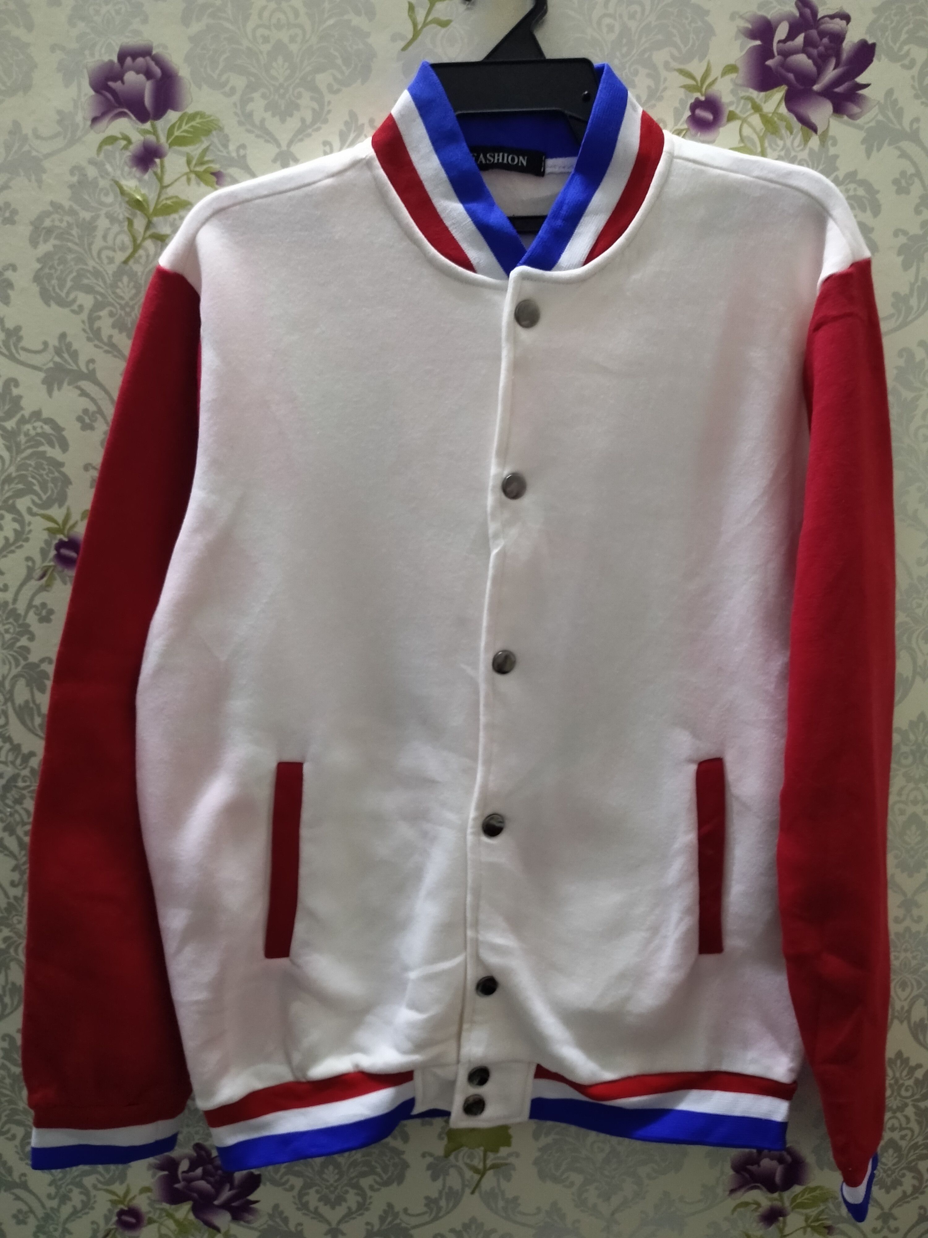 Japanese Brand FASHION VARSITY JACKET MULTICOLOR | Grailed
