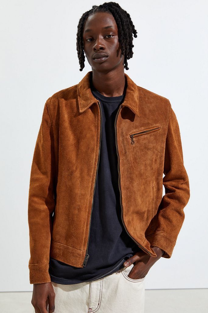 Schott Schott 375 Unlined Rough Out Cowhide jacket large | Grailed