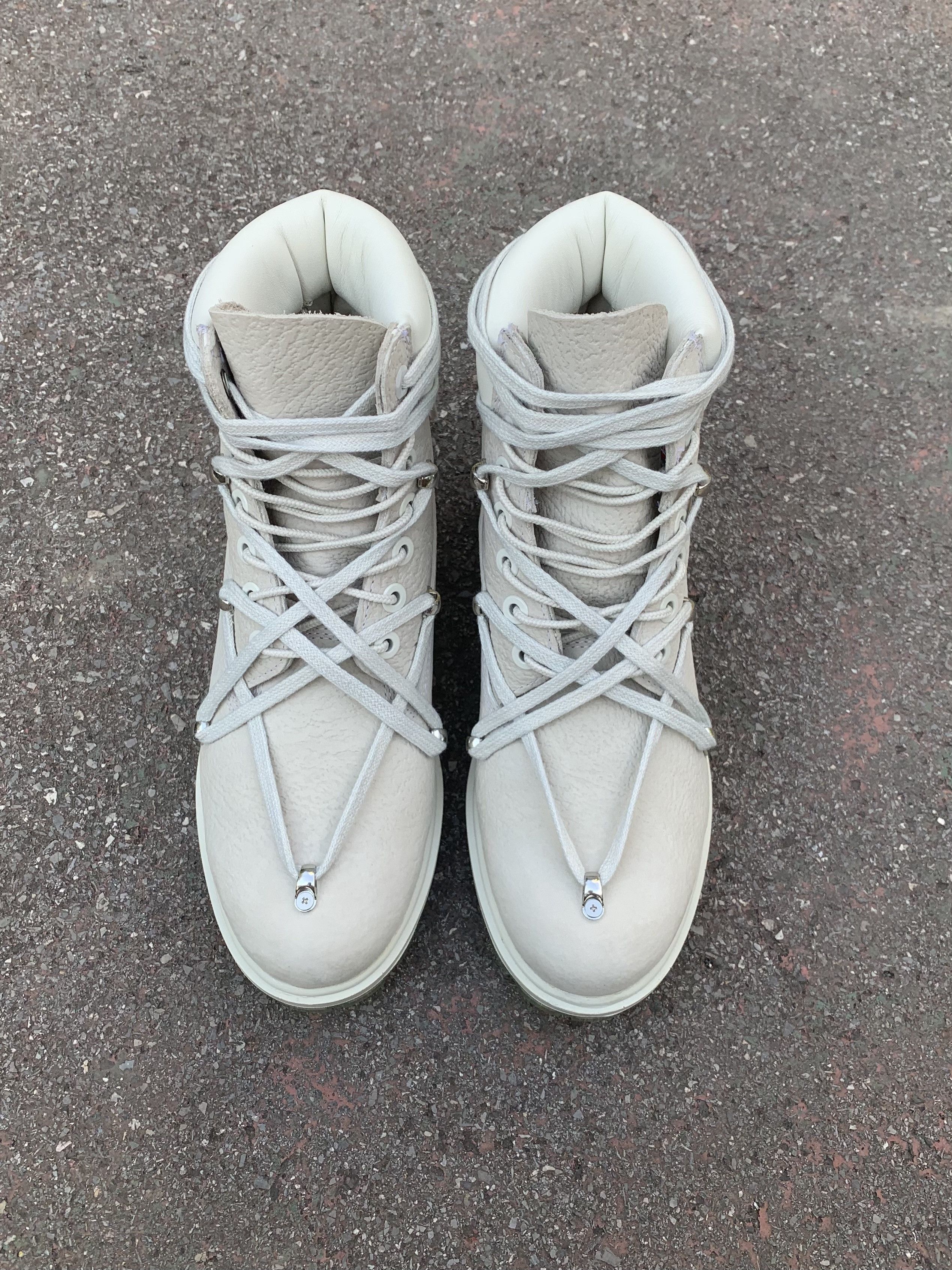 Timberland Custom Cross Laced Timberland 6" Boots | Grailed