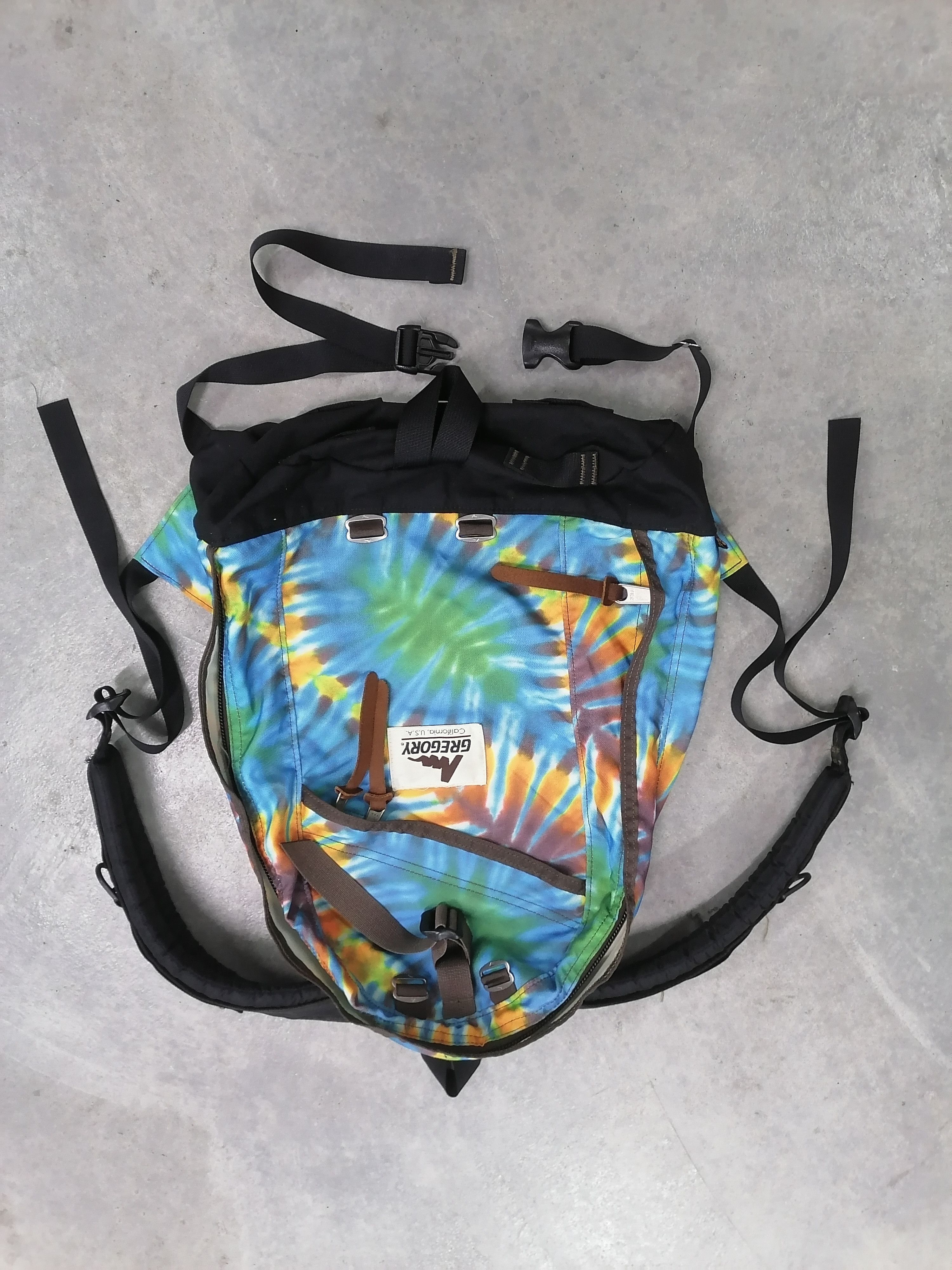 Gregory × Outdoor Life × Vintage Vintage Gregory Dancing Barefoot Tie Dye Daypack🔥 | Grailed