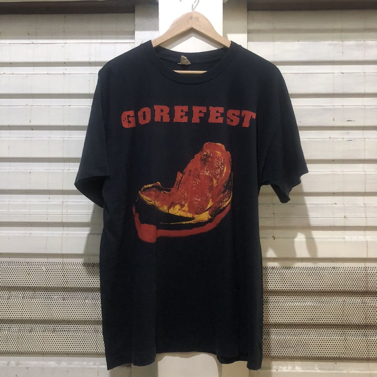 Screen Stars × Vintage vintage Gorefest heart soul fire band tee | Grailed