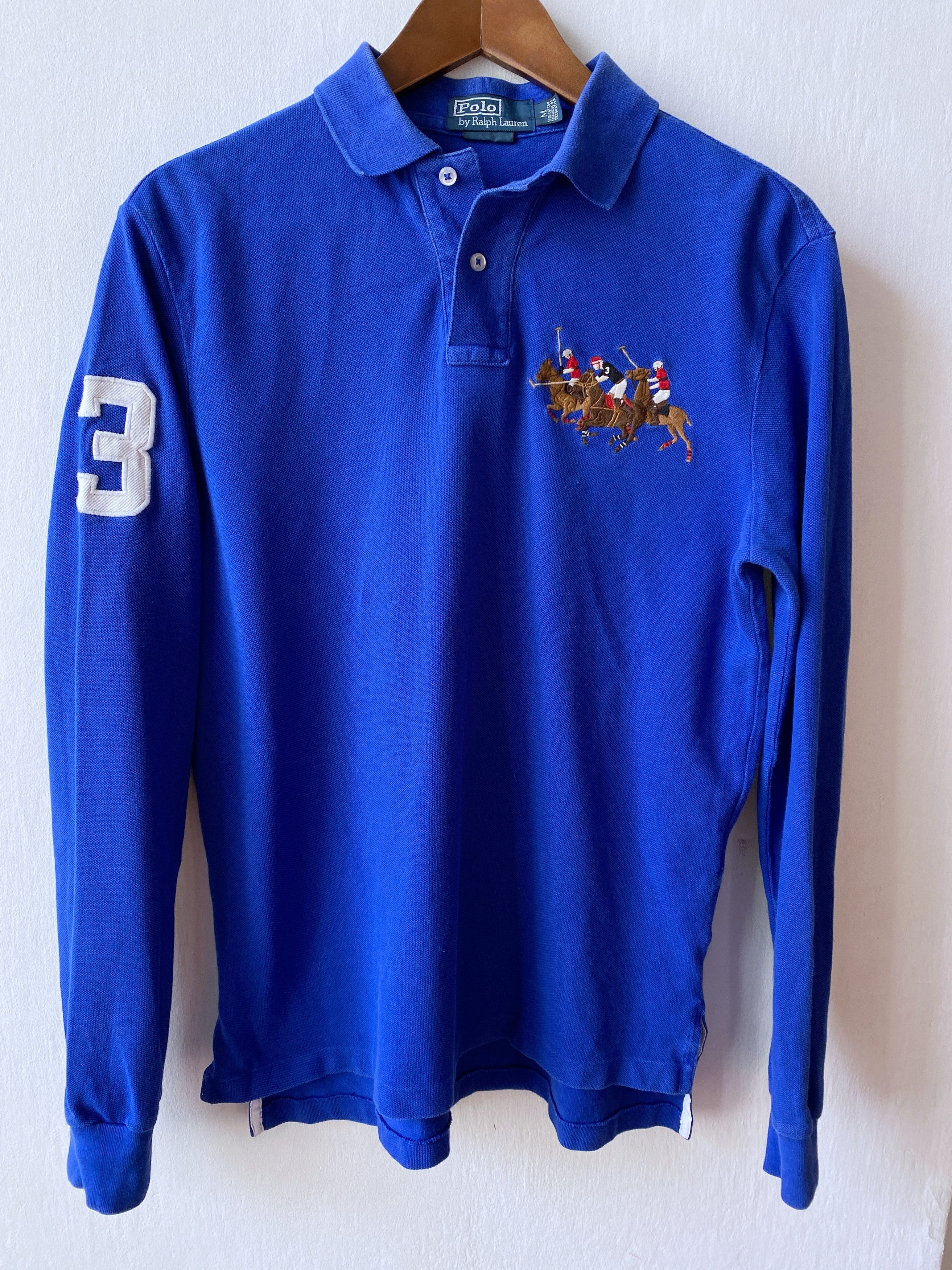 Polo Ralph Lauren Polo Ralph Lauren 3 Horses long sleeves polo shirt ...