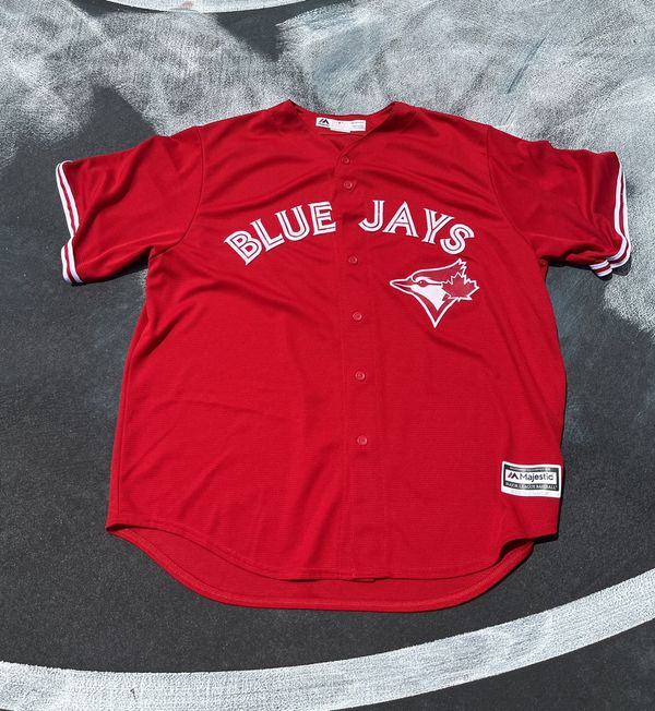 Vintage Majestic Toronto Blue Jays Canada Baseball Jersey Alternate ...