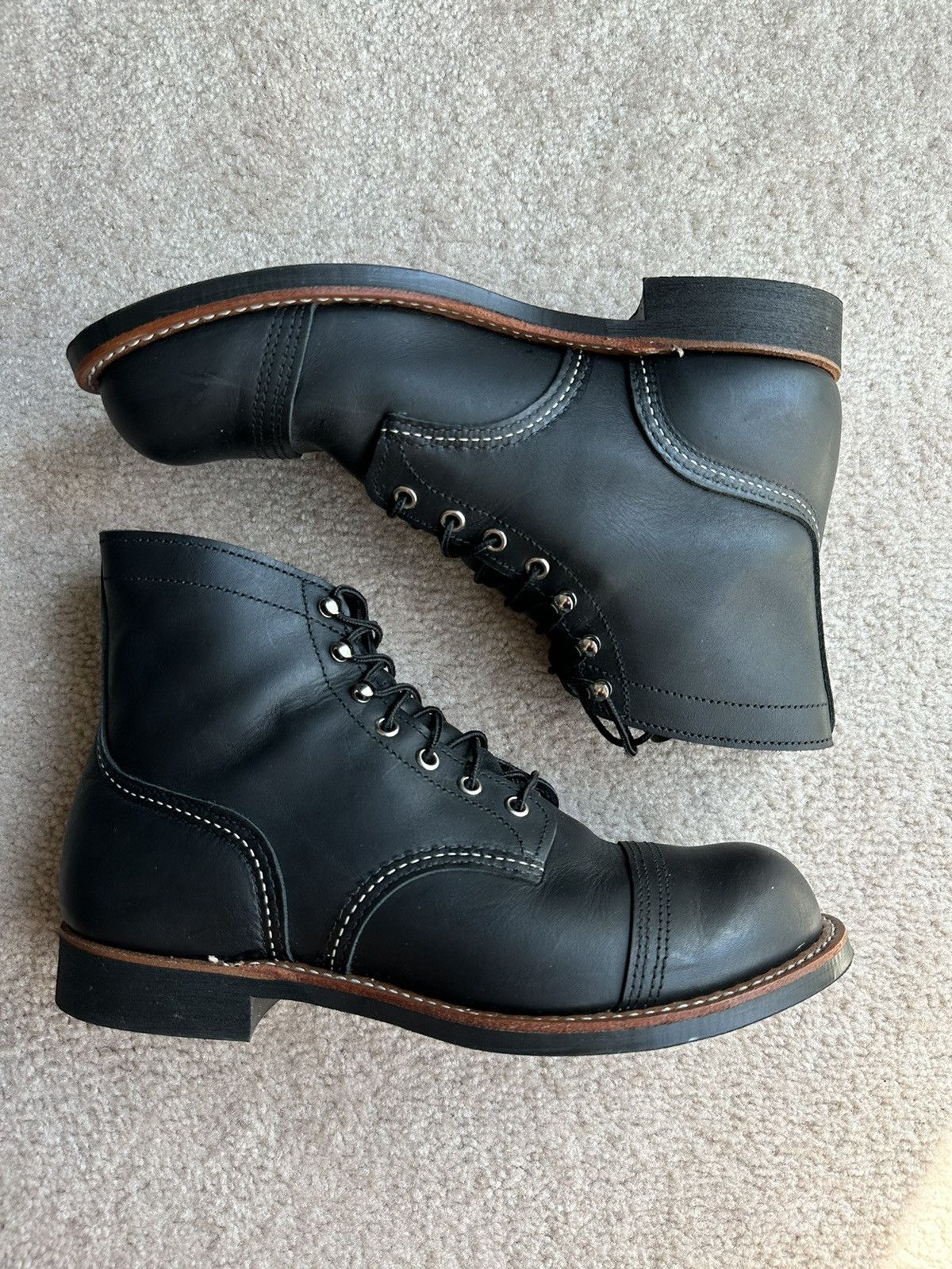 Red Wing Red Wing Iron Ranger Boots (Size 9EE / Wide) + Extra Insoles ...