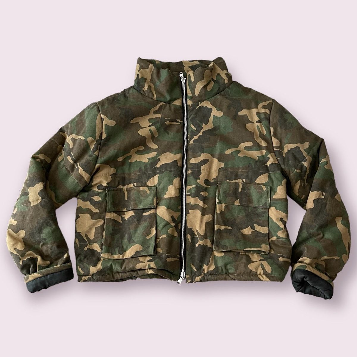 Mnml Mnml Cropped Camo Jacket Grailed