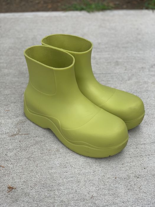 Bottega Veneta Kiwi Rubber Puddle Boots | Grailed