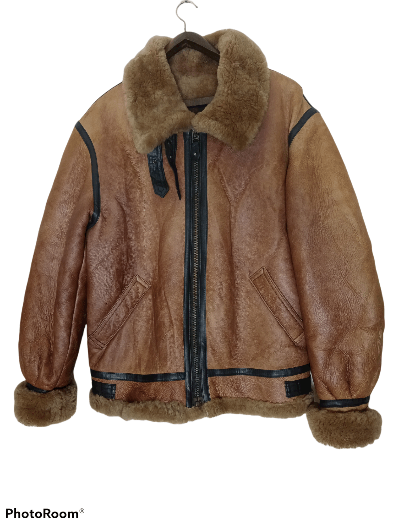 B 3 × Leather Jacket × Us Air Force Type B-3 Combat Clothing Air Force ...