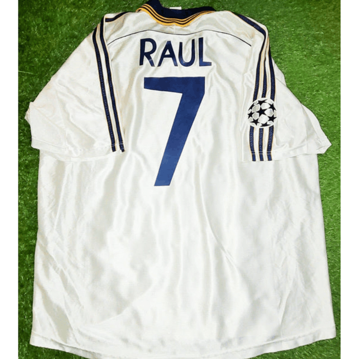 Adidas Raul Real Madrid Adidas 1998 INTER FINAL Soccer Jersey XL | Grailed