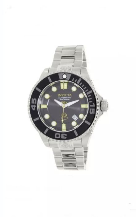 Invicta Pro Diver Automatic Matte Black Dial Stainless Steel Watch ...
