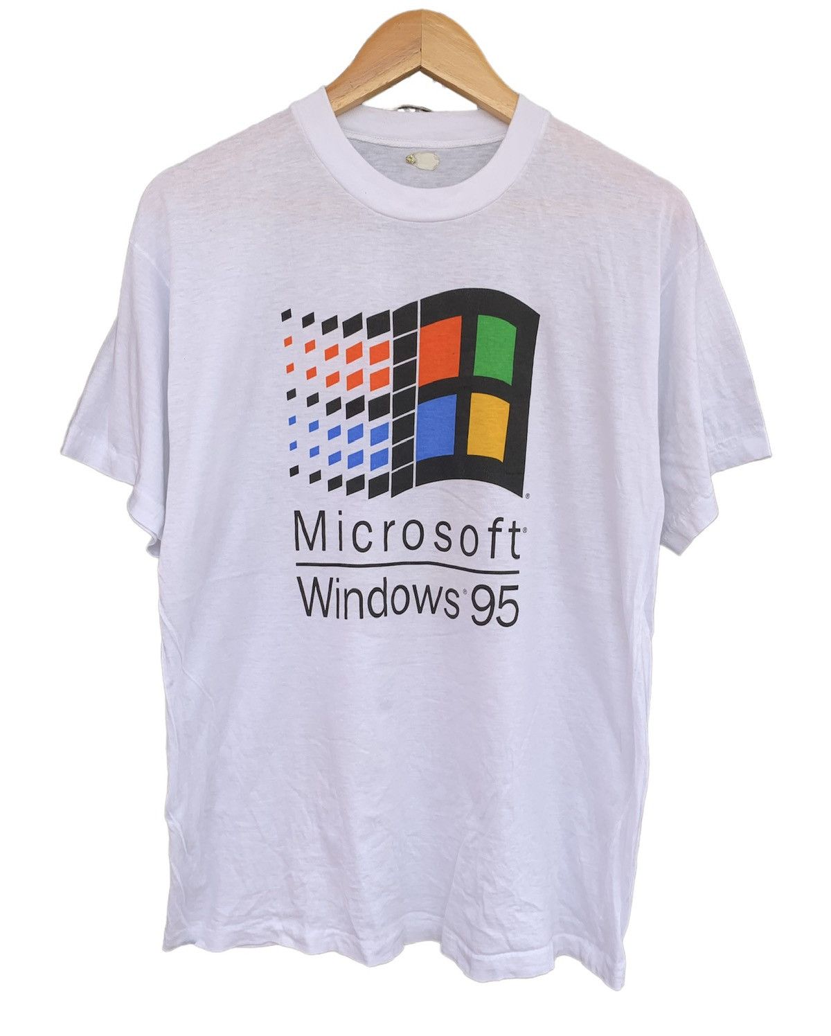 Microsoft × Vintage Vintage Microsoft Windows 95 Tshirt | Grailed