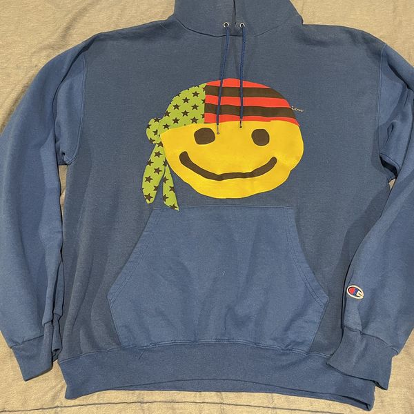 Cactus Plant Flea Market CPFM Denim Tears Bandana Smiley Hoodie | Grailed