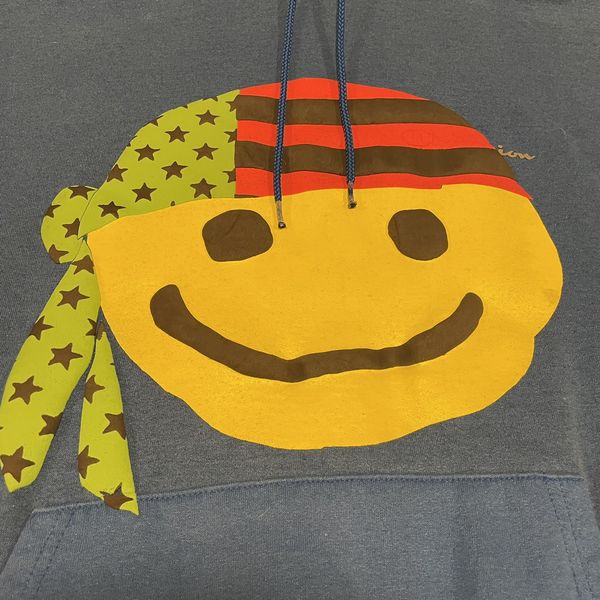Cactus Plant Flea Market CPFM Denim Tears Bandana Smiley Hoodie | Grailed