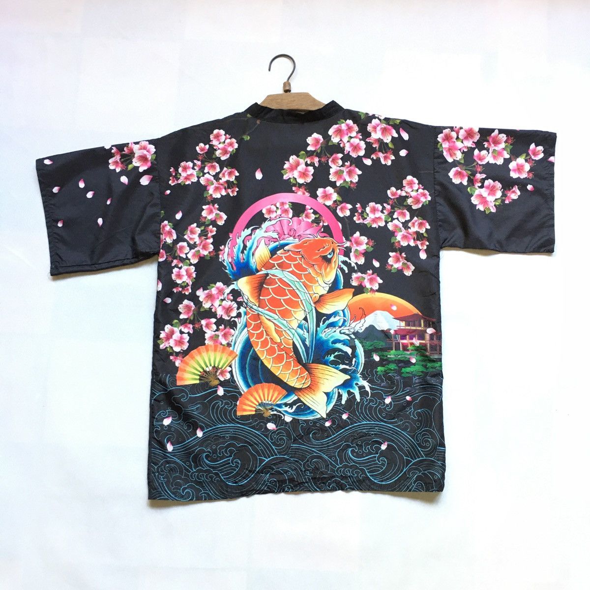 Japanese Brand Rare! Japanese Koi Fish Kimono Cardigan Style ...