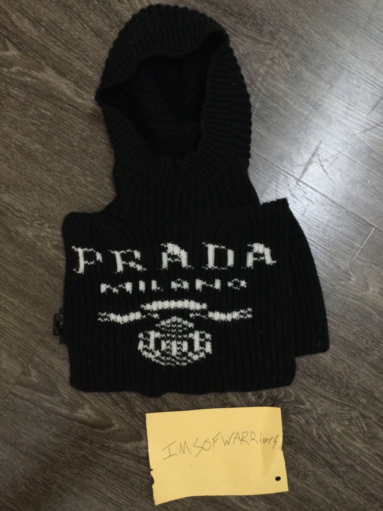 Designer × Prada Prada Milano Balaclava Mask | Grailed