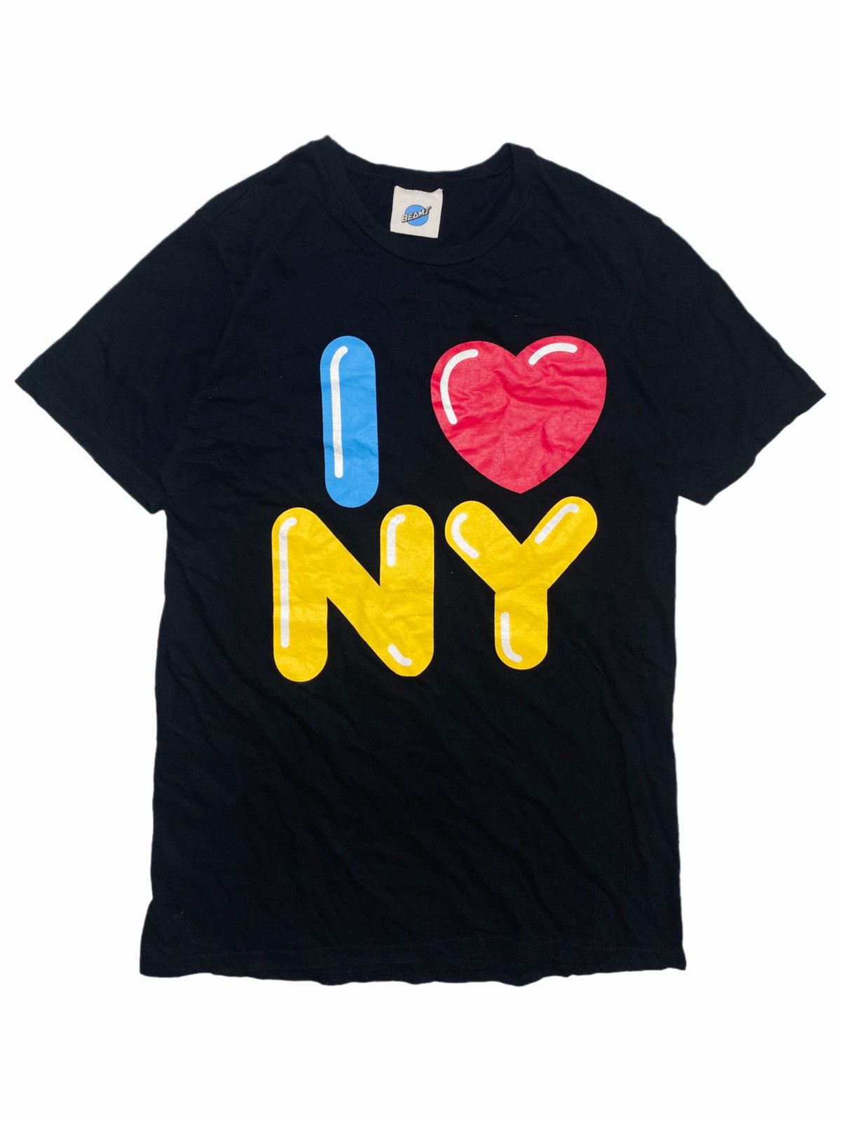 Beams Plus 2000s Beams - I Love NY Built Up Tee | Grailed