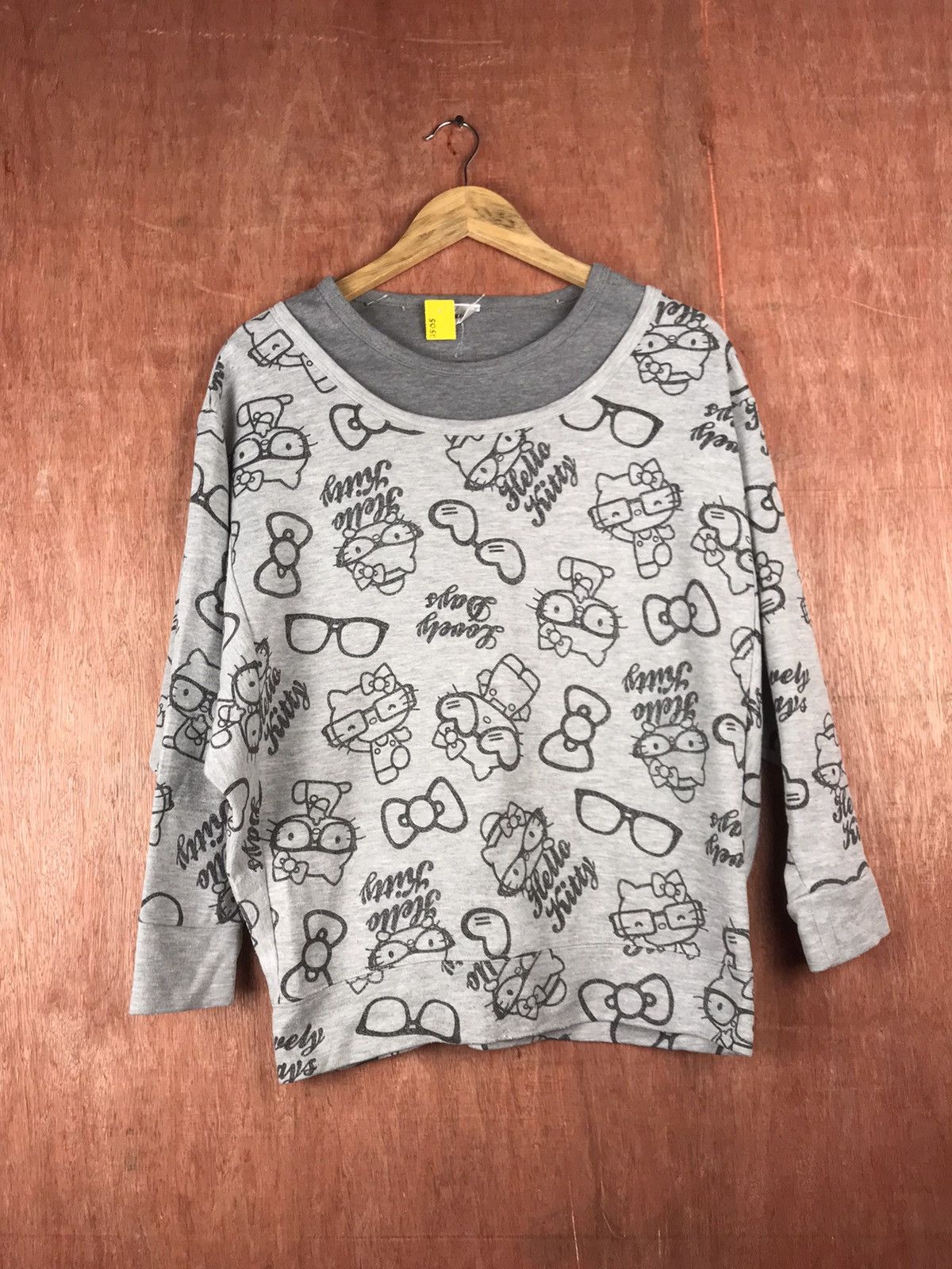 Cartoon Network DLL Hello Kitty Logo Printed Sweaters #2505 | Grailed