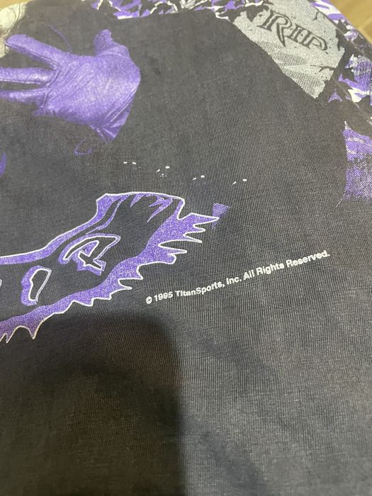Vintage Undertaker 1995 rip t shirt | Grailed