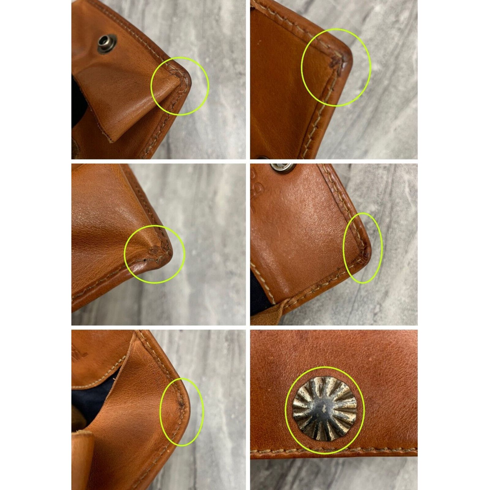 RRL Ralph Lauren Double RL Concho Leather Coin Case Wallet Coin Holder ...