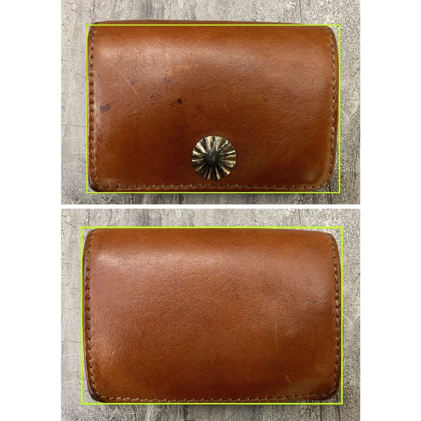 RRL Ralph Lauren Double RL Concho Leather Coin Case Wallet Coin Holder ...
