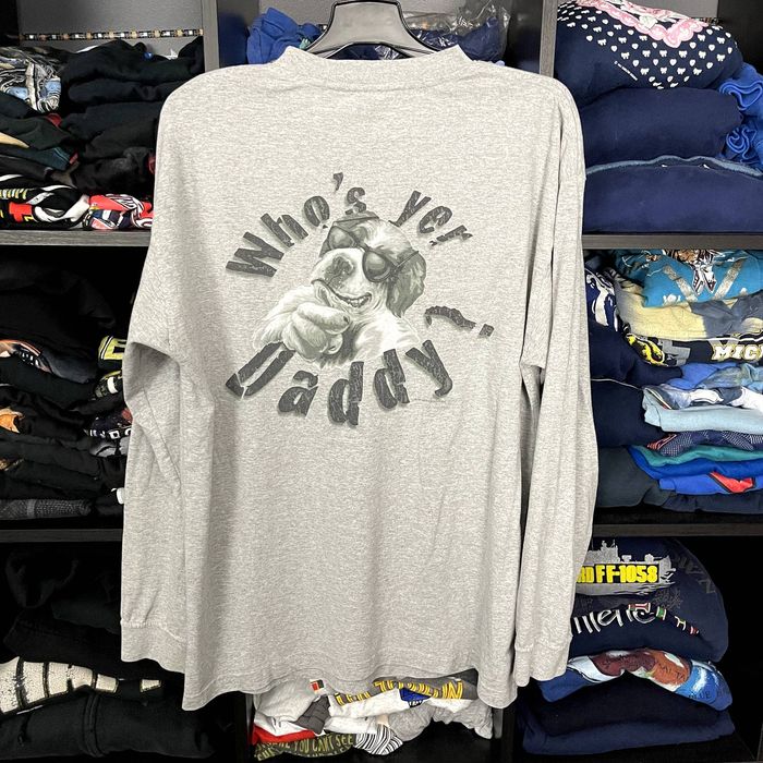 Vintage Vintage Big Dogs Shirt Who's Yer Daddy? Size Large | Grailed
