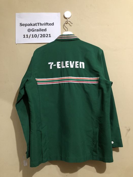 Vintage 7 Eleven Work Uniform Graphic Logo Longsleeve | Grailed
