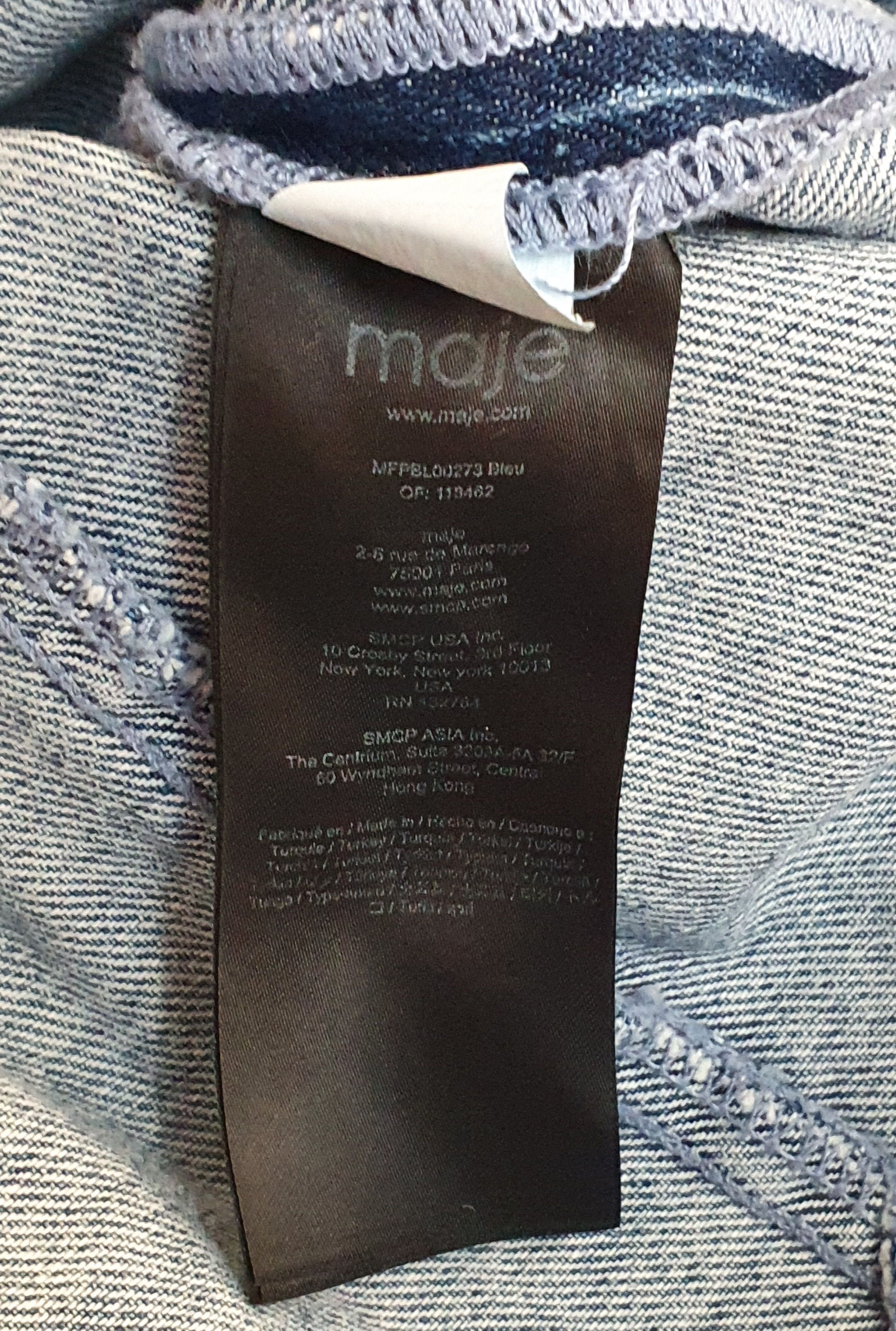 Maje Denim jacket blue | Grailed