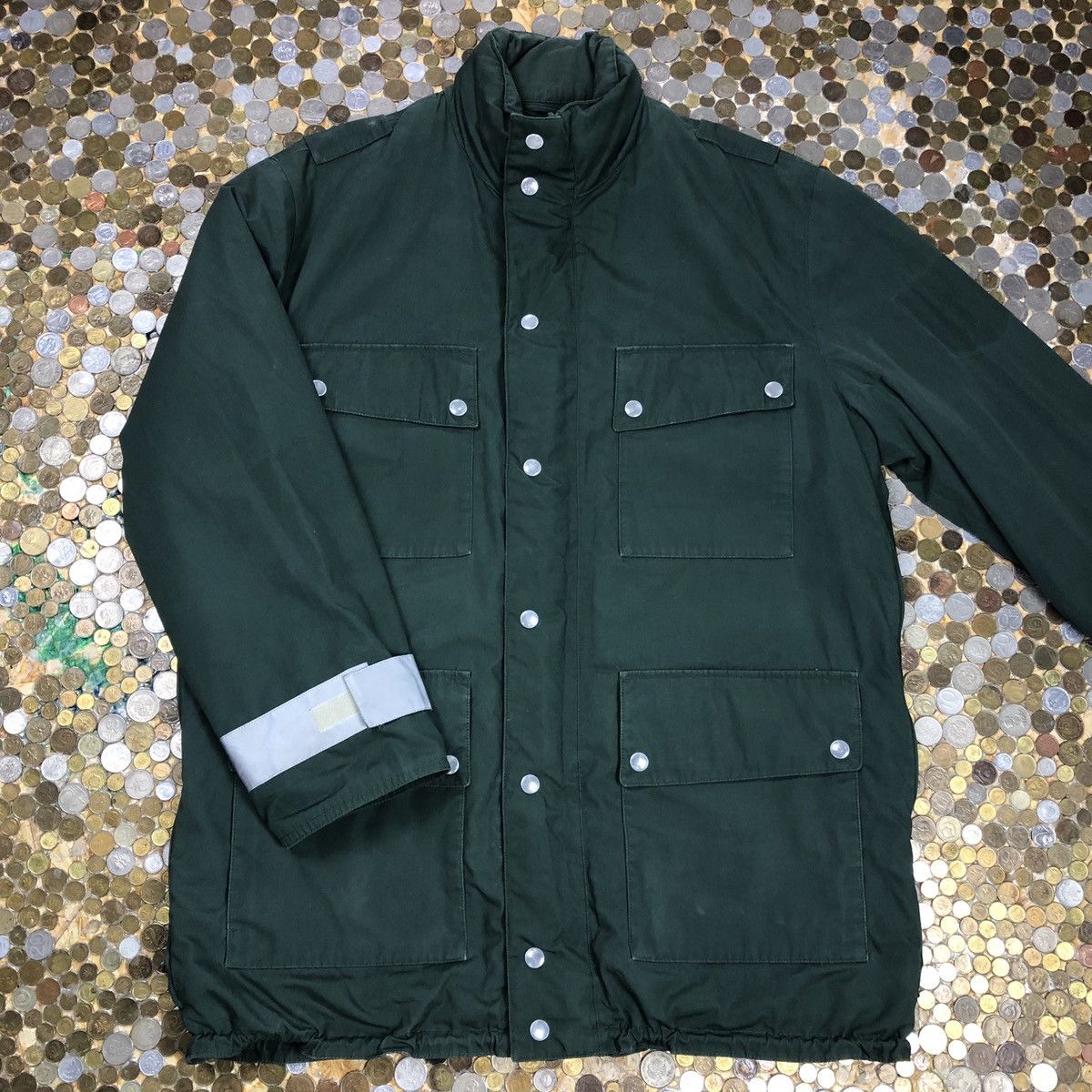 Vintage Polizei Vintage reflective jacket winter | Grailed